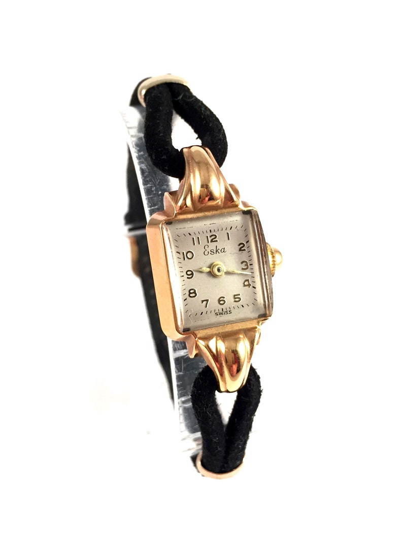 RARE Vintage Swiss Lady Watch Called ESKA. Made in Swiss, Petite Women ...