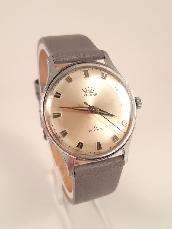 Vintage SWISS men watch Velona from 60s . Rare Swiss … - Gem