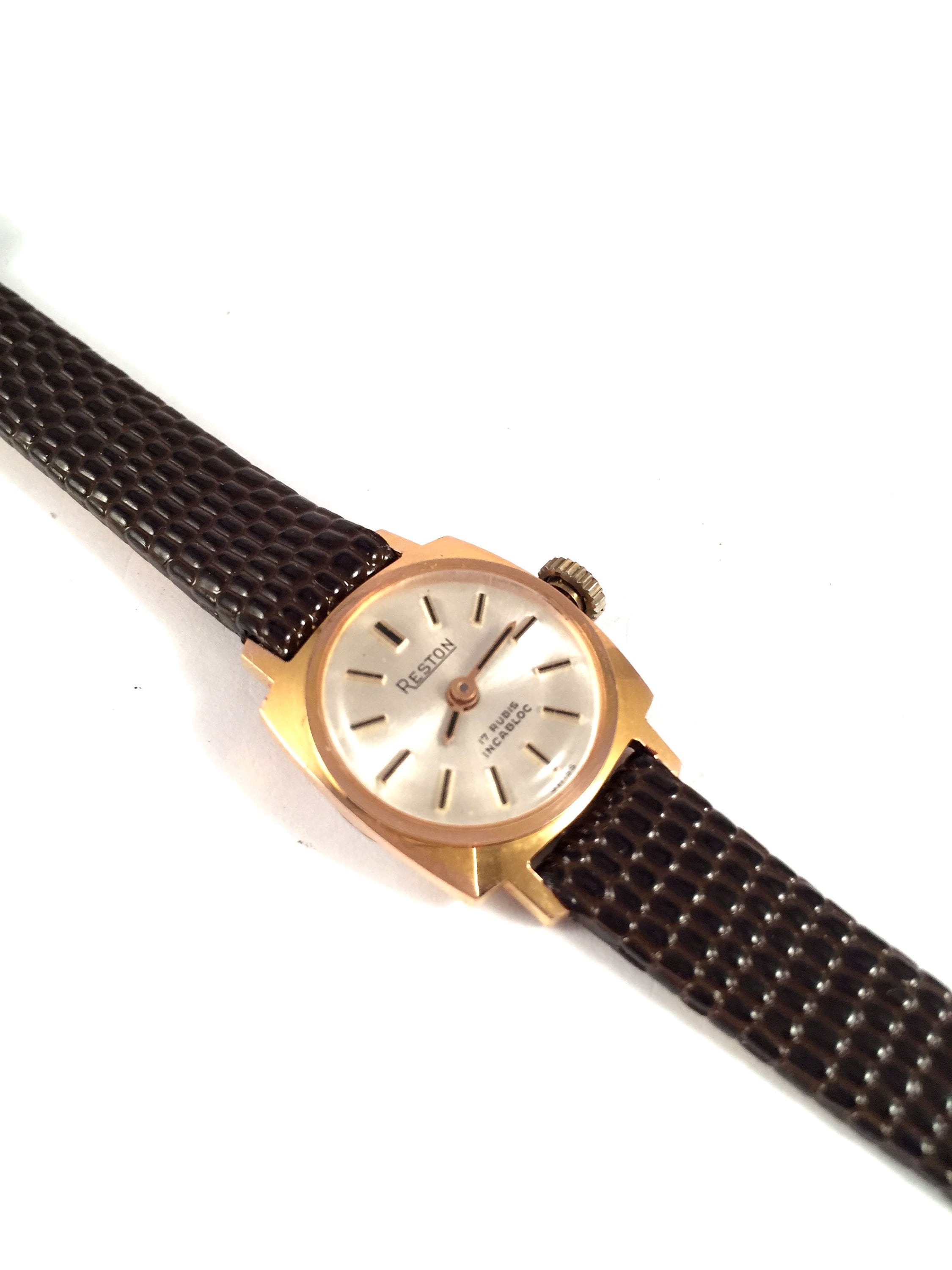 RARE Vintage Swiss Lady Watch Called RESTON. Made in Swiss, Vintage ...