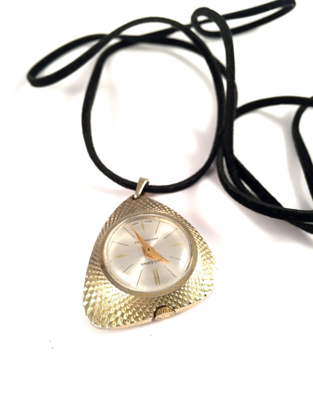 Vintage Women SWISS Pendant Watch " LUCERNA " From 80s . Rare Swiss ...