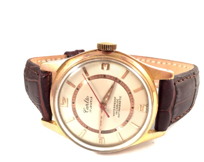 RARE Vintage Swiss Made Watch Called " CARLTO " ,comes With Brand New ...