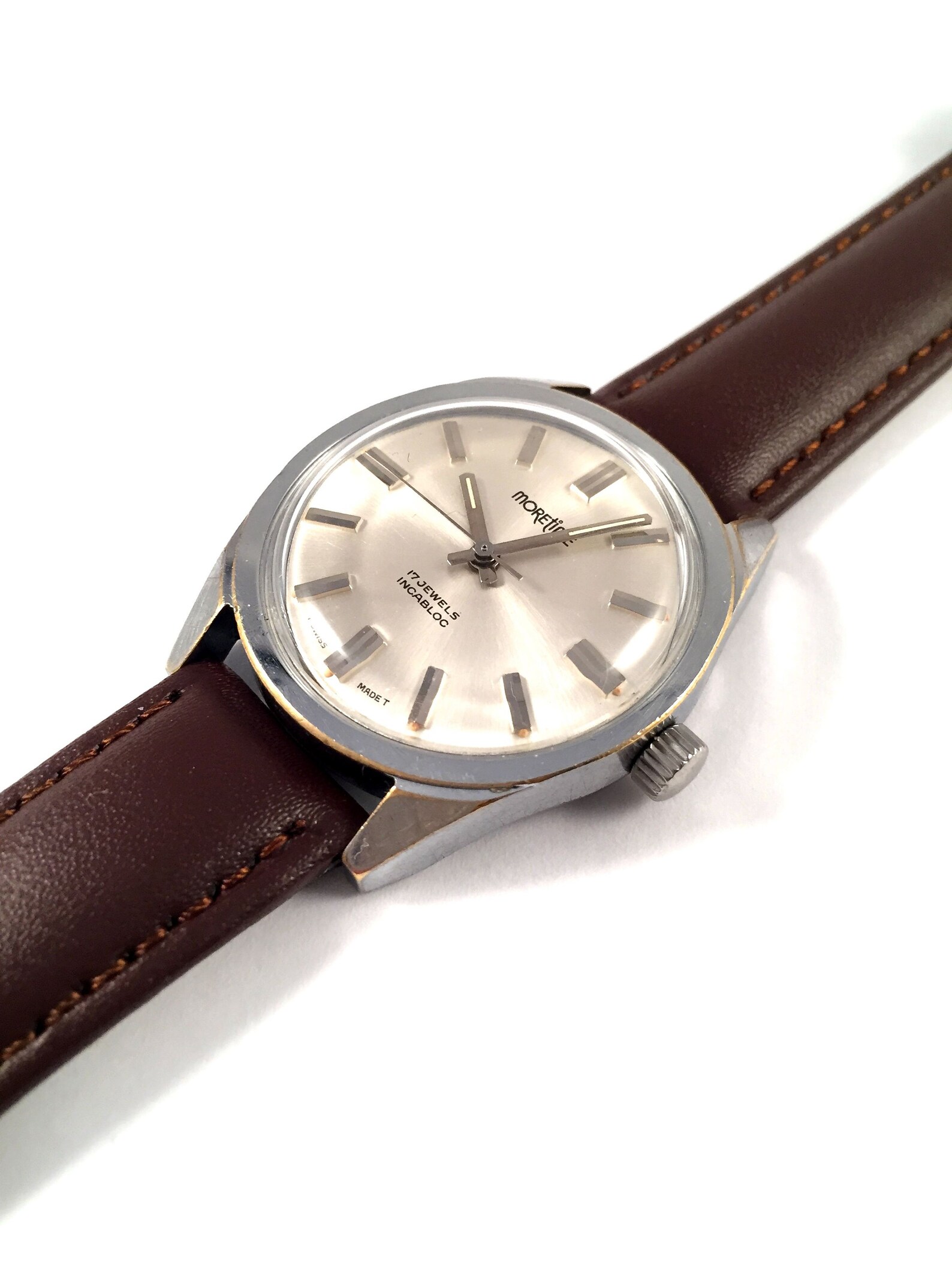 RARE Vintage Swiss Made Watch Called MORETIME - Etsy