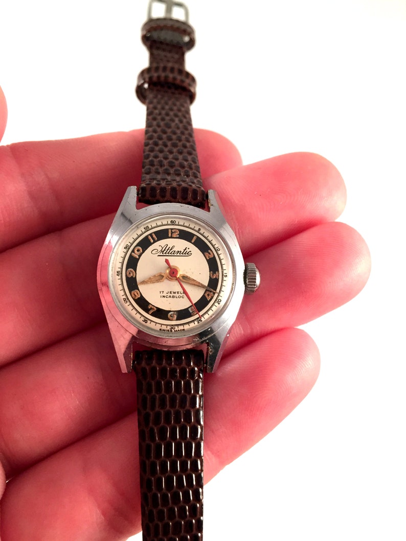 RARE Vintage Swiss Lady Watch Called ATLANTIC. Made in Swiss - Etsy