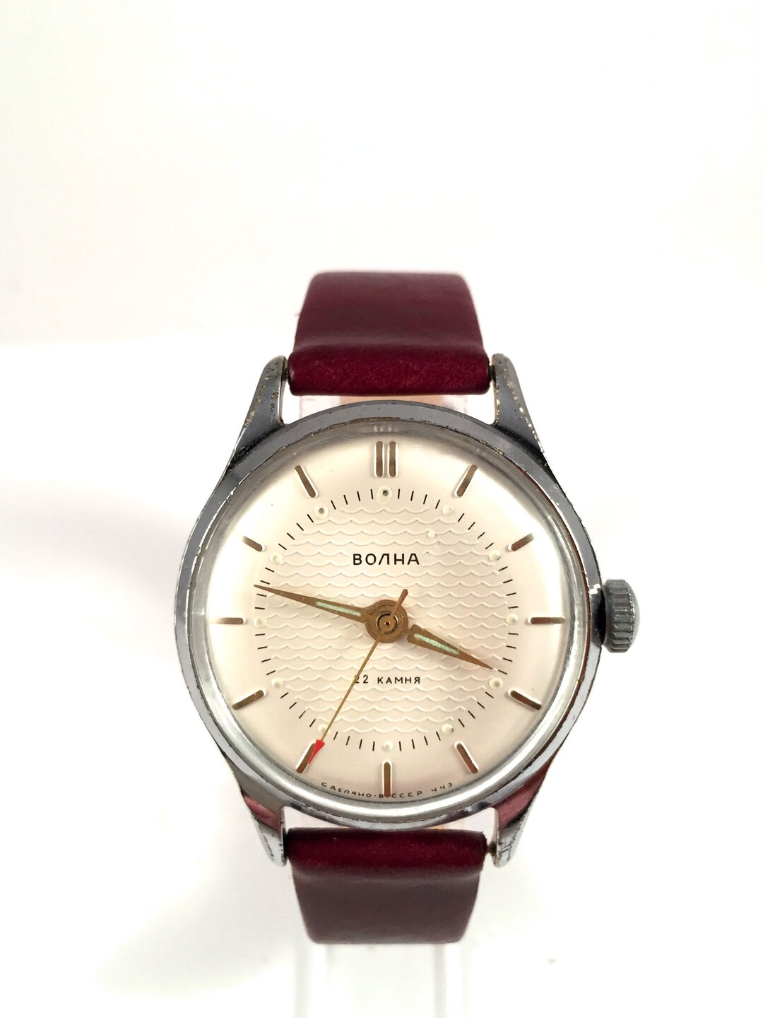 EXCLUSIVE RARE Vintage Men's Wristwatch Called Volna wave. Ussr Watch ...