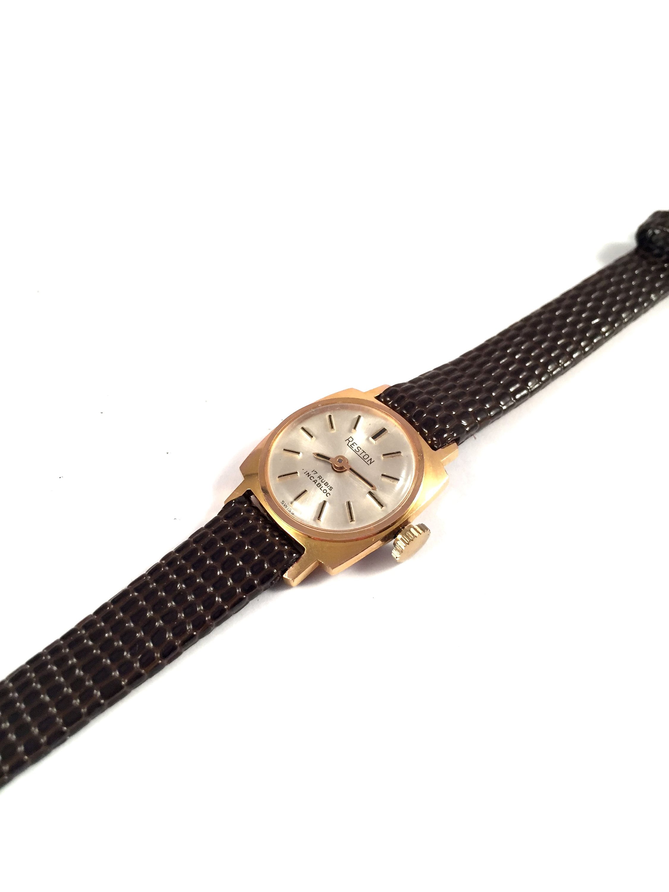 RARE Vintage Swiss Lady Watch Called RESTON. Made in Swiss, Vintage ...