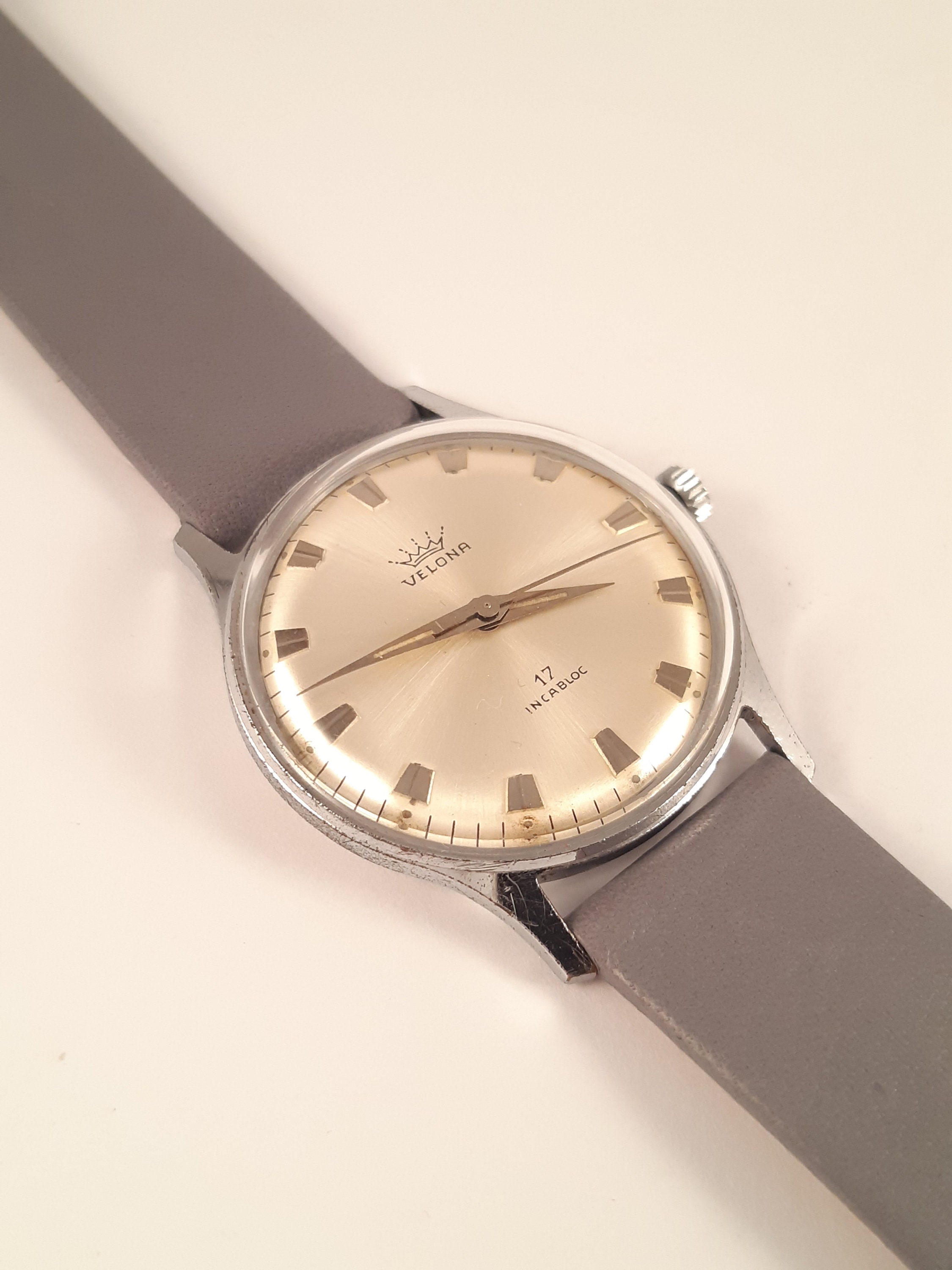 Vintage SWISS Men Watch Velona From 60s . Rare Swiss - Etsy Singapore