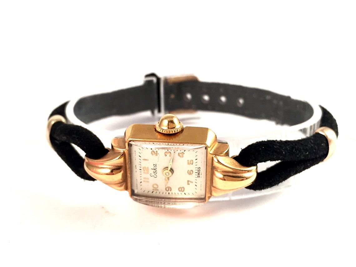 RARE Vintage Swiss Lady Watch Called ESKA. Made in Swiss, Petite Women ...