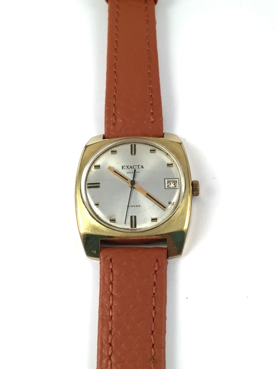 Rare Vintage men watch EXACTA-VOSTOK, mechanical USSR… - Gem