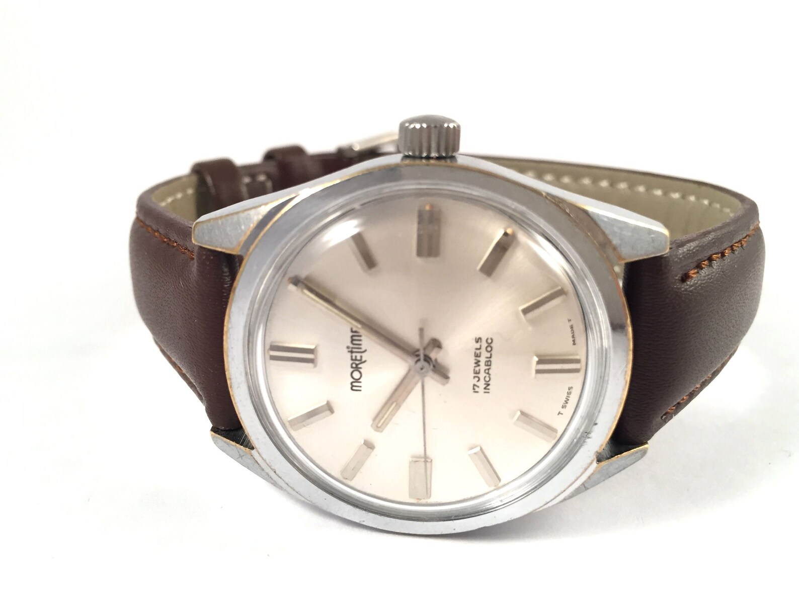 RARE Vintage Swiss Made Watch Called MORETIME - Etsy