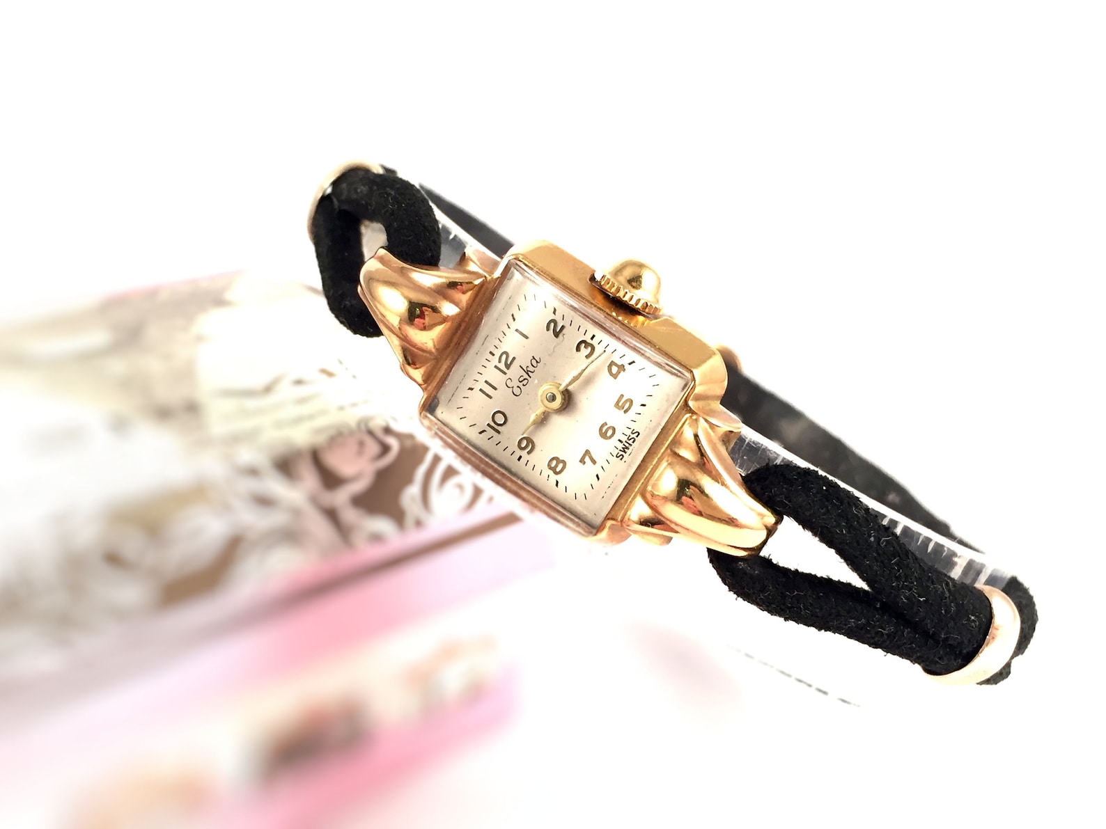 RARE Vintage Swiss Lady Watch Called ESKA. Made in Swiss, Petite Women ...