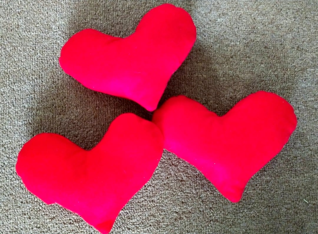 Catnip Plush Heart Toy Heart-shaped Small FELT Plushie Pillow for Cats ...