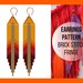 Aurora Borealis North Pole Seed Bead Fringe Earring Pattern, Northern ...