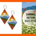 Mountain Sun Brick Stitch Earring Pattern, Field Flowers, Seed Bead ...