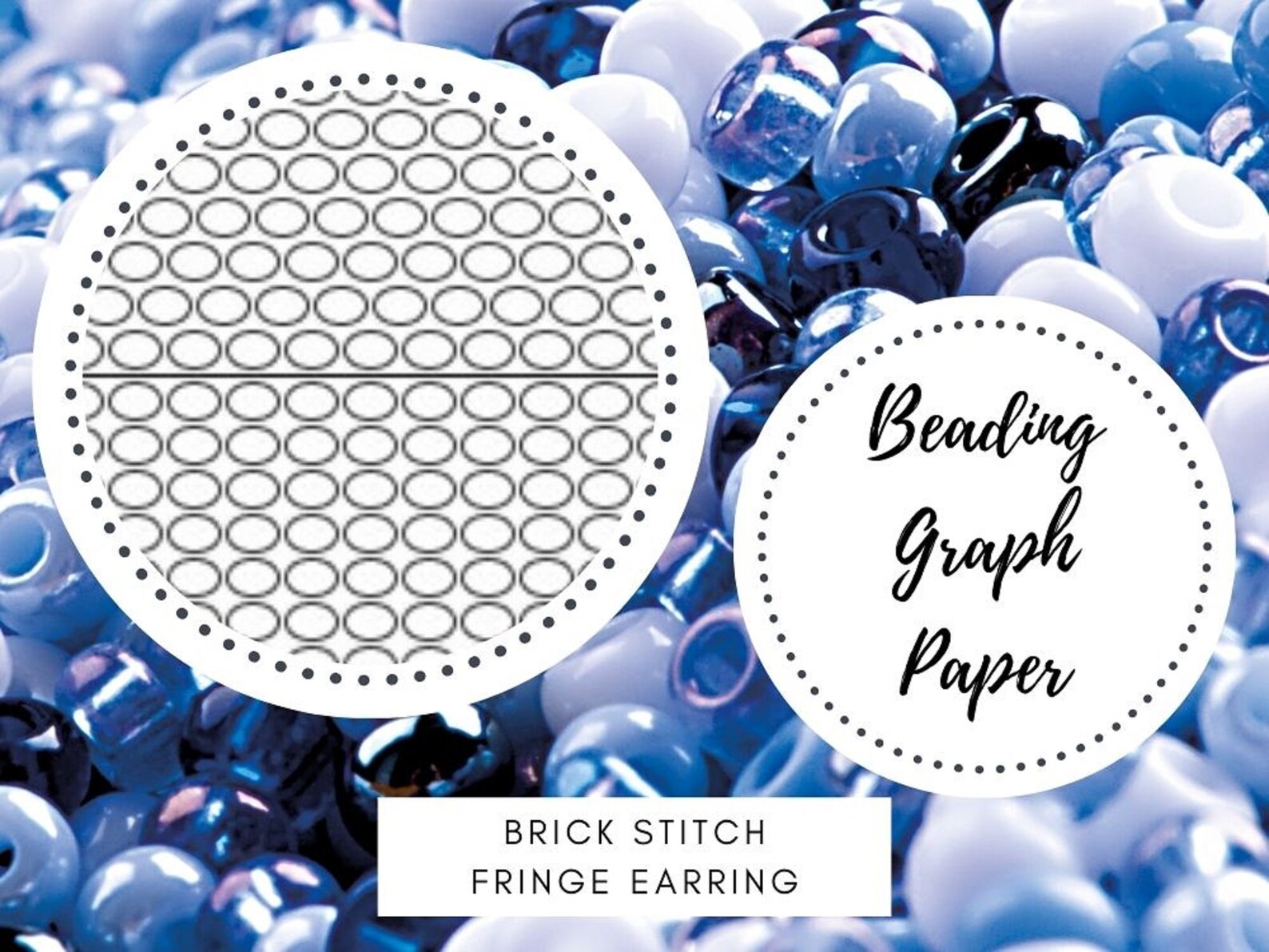 10 Blank Template, Graph Paper Brick Stitch With Fringe Pattern, Seed ...