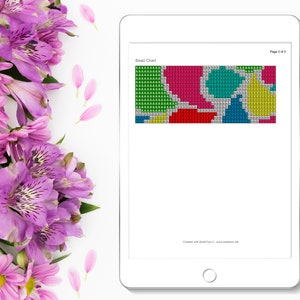 Ocean Wave Sun Brick Stitch Earring Pattern, Tropical Beach, Seed Bead ...