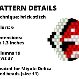 Magic Forest Mushroom Brick Stitch Earring Pattern, Fantasy Moon ...