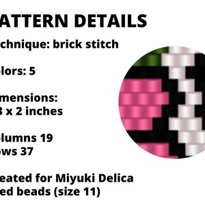 Cow Brick Stitch Earring Pattern, Pink Flower Beadwork, Miyuki Delica ...