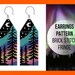 Moonlight Tree Northern Lights Brick Stitch Fringe Earring Pattern ...