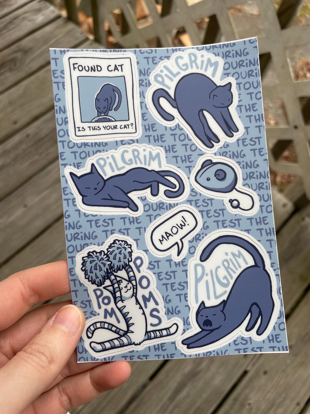 Pilgrim Sticker Sheet - Etsy