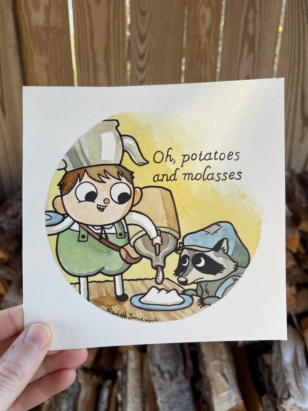 Potatoes and Molasses; Original Ink Illustration - Etsy