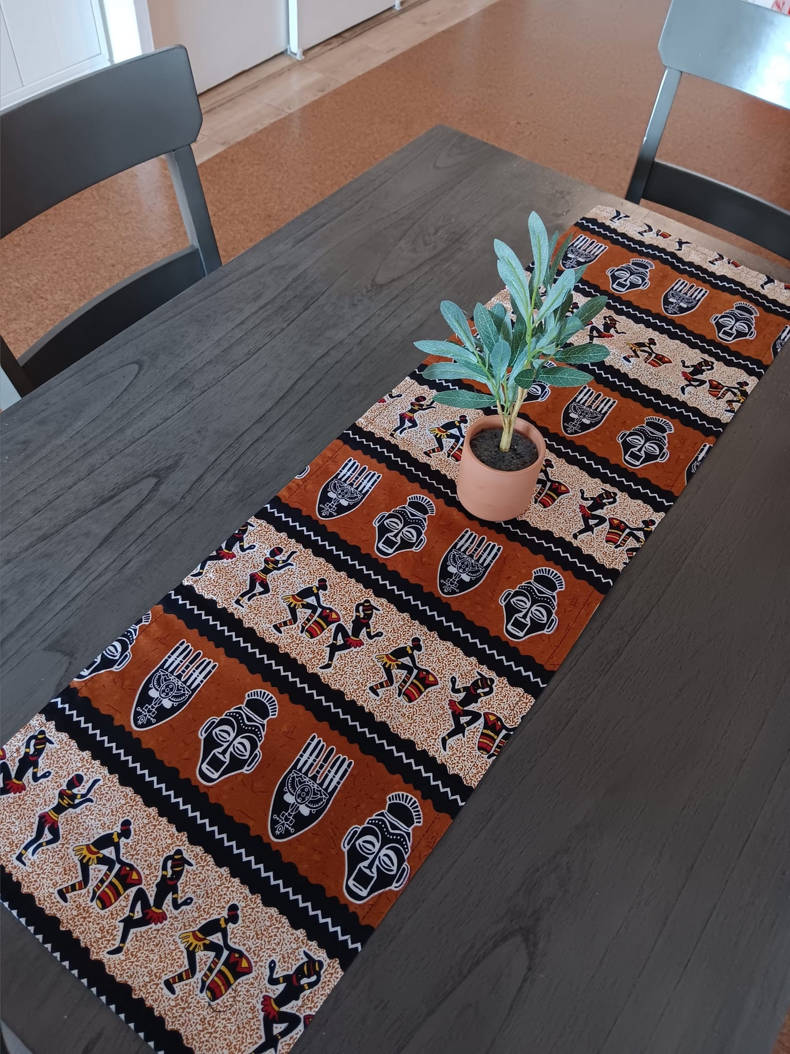 African Print Table Runner - Etsy