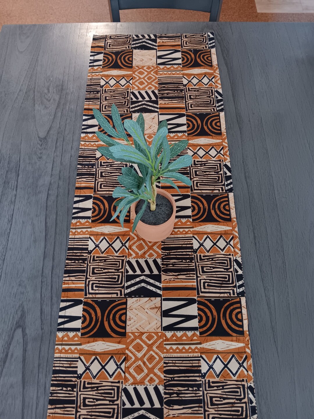 African Print Table Runner - Etsy
