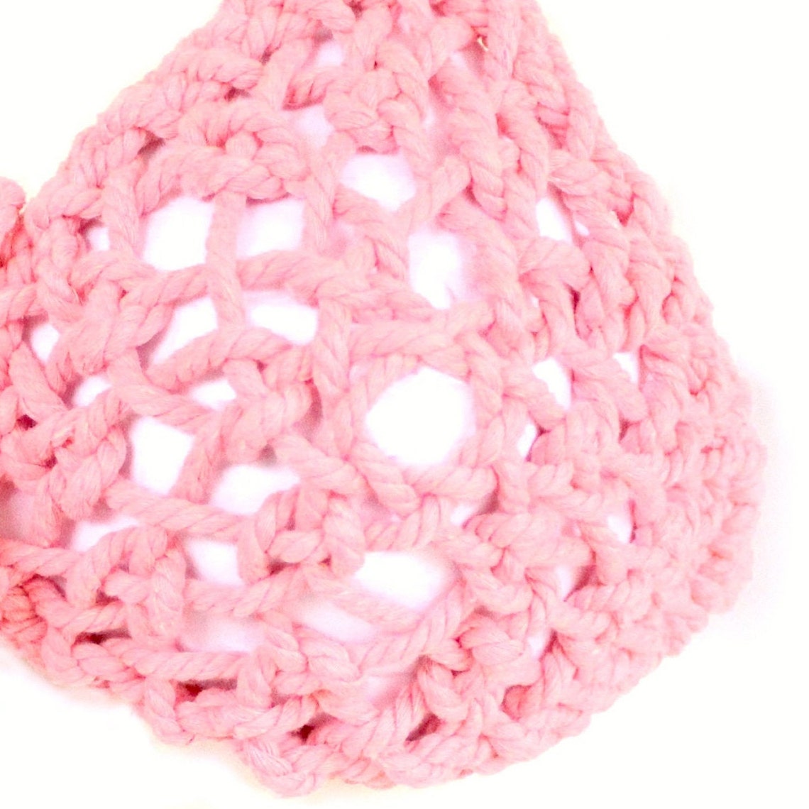 Shibari Rope Bra in Blush Pink. Adjustable Sliding Knot Back & Straps ...