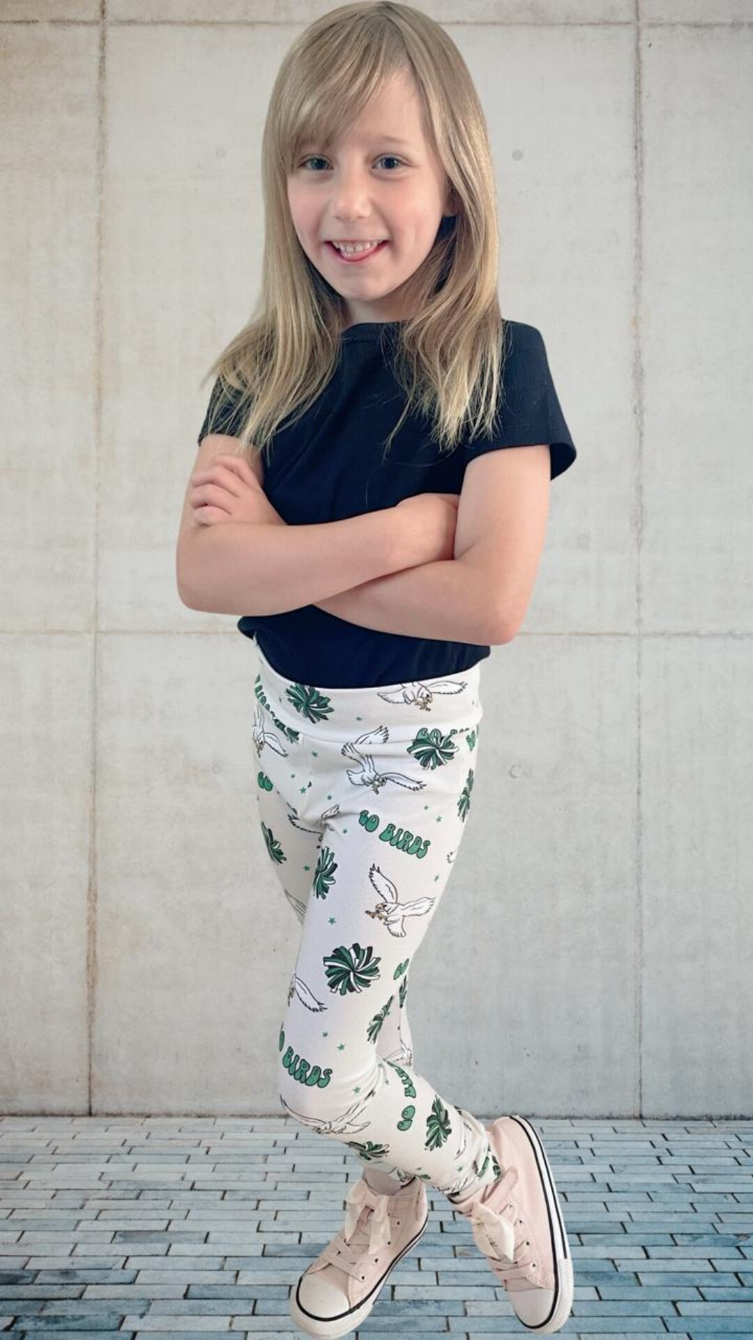 Toddler Girl Philadelphia Eagles Leggings - Etsy