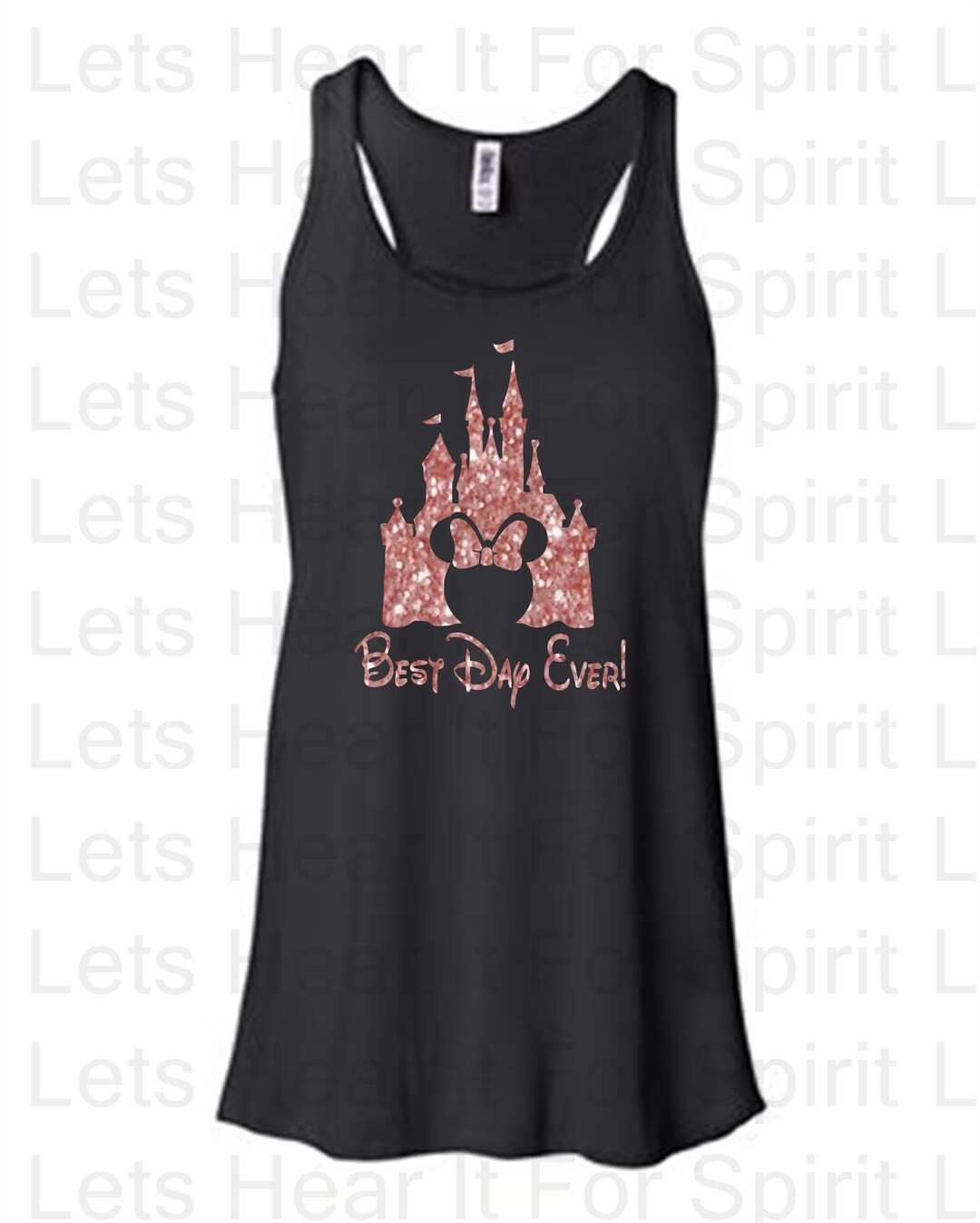 Disney Minnie Castle Glitter Tank, Disney Glitter Tank Top, Disney Best ...