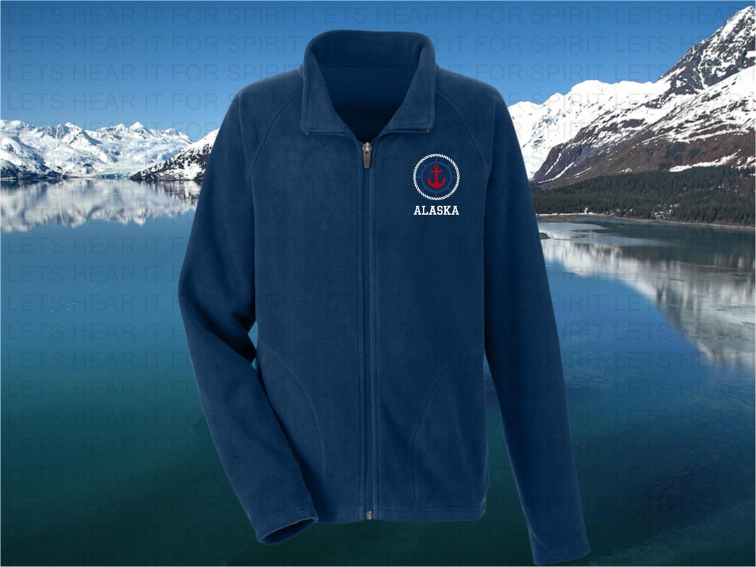 Alaska Cruise Jacket Alaska Cruise Anchor Fleece Jacket - Etsy