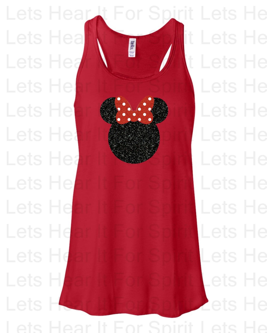 Minnie Polka Dot Bow Tank, Disney Minnie Tank, Disney Trip Tank ...