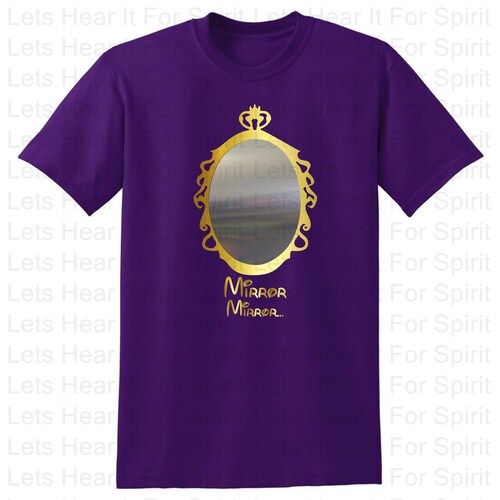 Snow White/evil Queen Magic Mirror on the Wall Cutout - Etsy