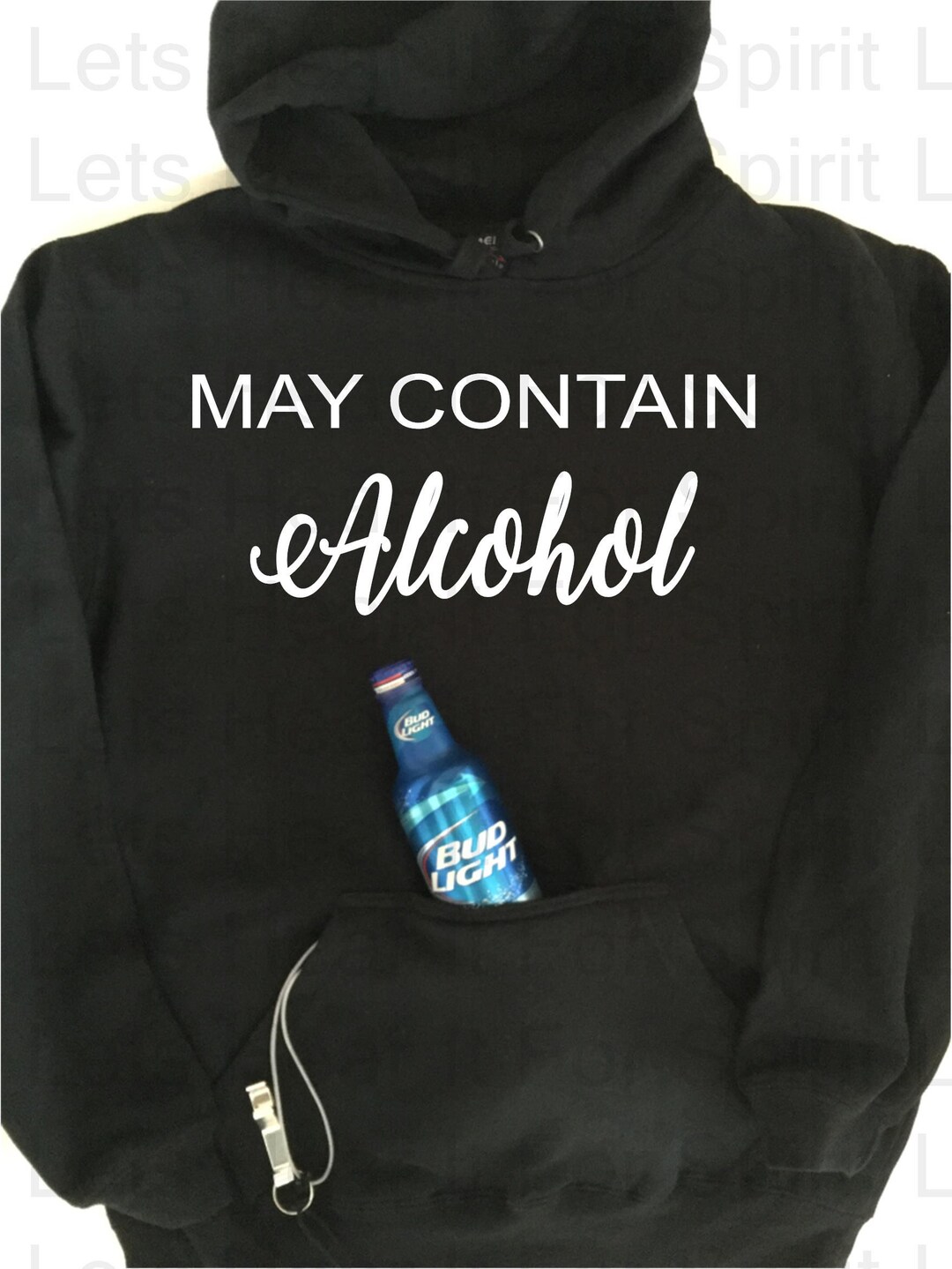 May Contain Alcohol Tailgate Hoodie, Funny Gift, Tailgate Hooded ...