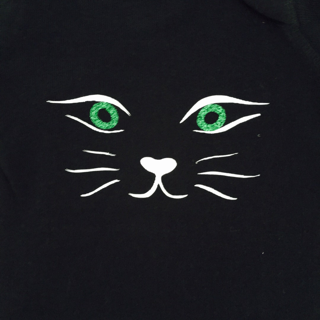 CAT SHIRT, Cat Outfit, Cat Eyes Baby Outfit, Halloween Cat Tee, Cute ...