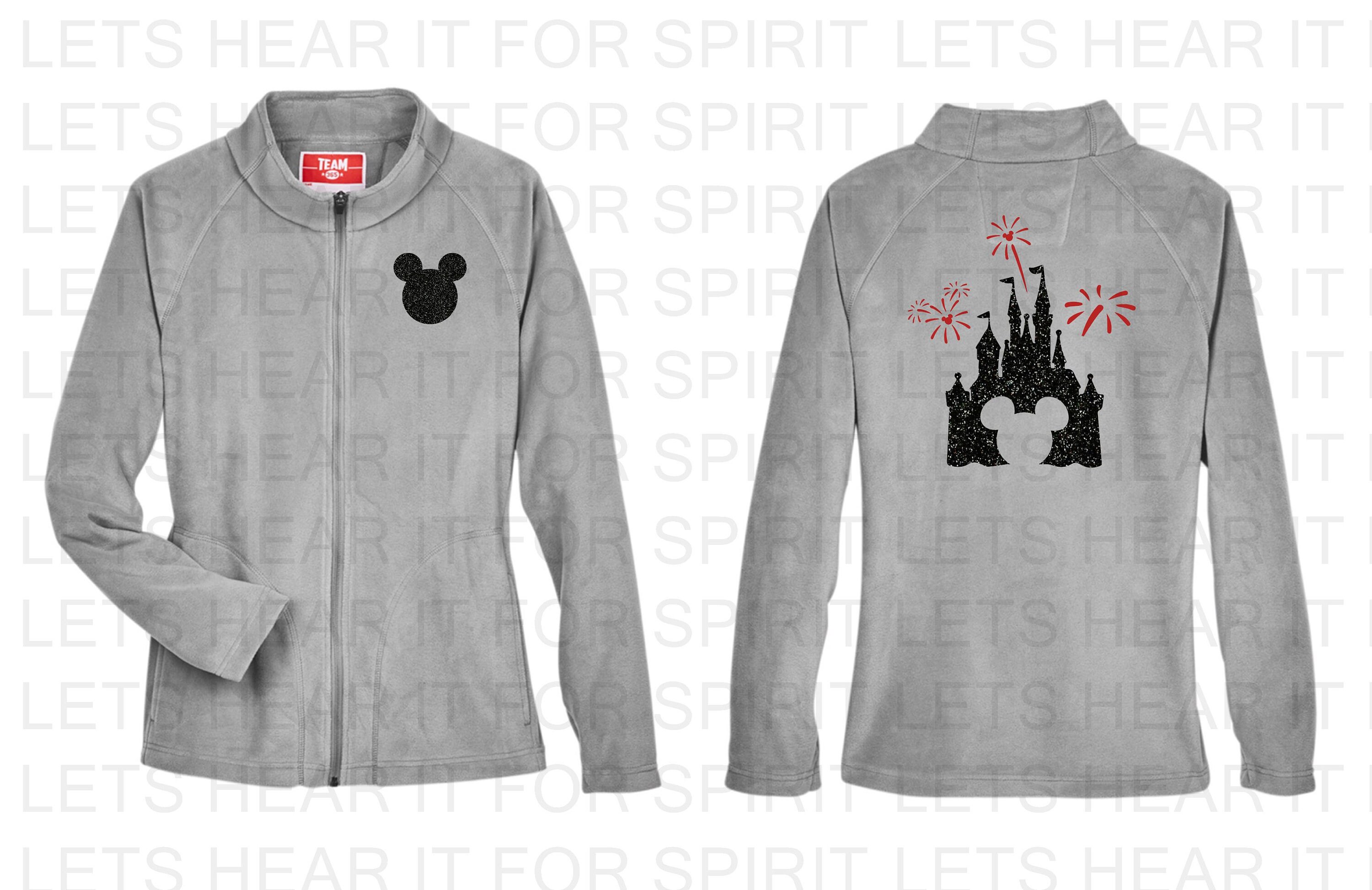 Disney Fleece Jacket Ladies Disney Full Zip Jacket Disney - Etsy