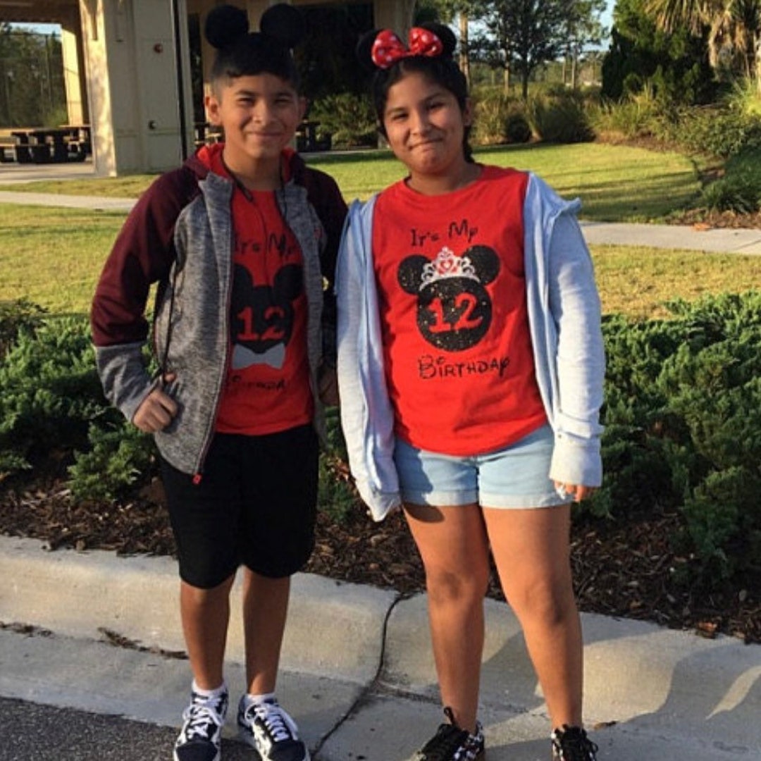 Disney Twin Shirts, Disney Twins Birthday Shirts, Birthday Shirts for ...
