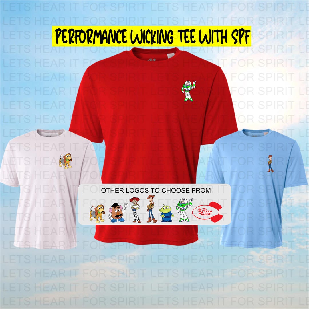 Disney Performance Tees, Toy Story Dri Fit Tshirts, Buzz, Woody, Jesse ...