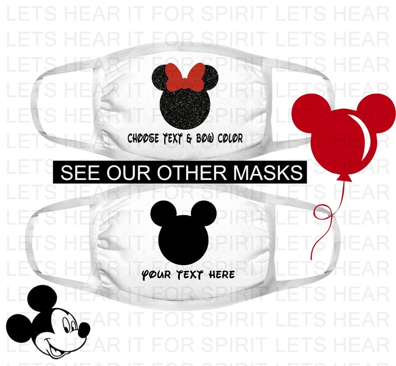 Disney Seven Dwarfs Face Mask Snow White and the 7 Dwarfs | Etsy