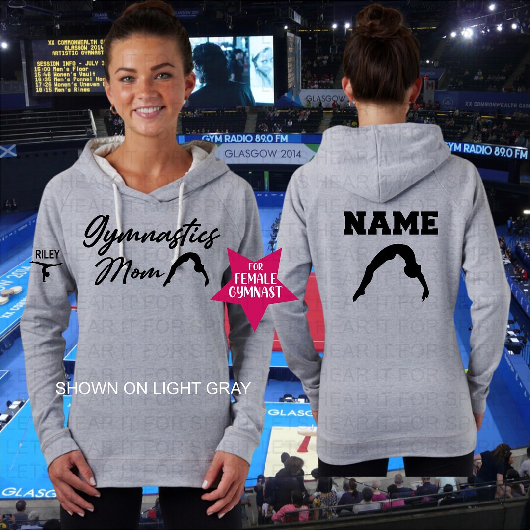 Gymnastics Mom Hoodie, Gymnastics Mom Shirt, Gymnastics Mom Gift ...