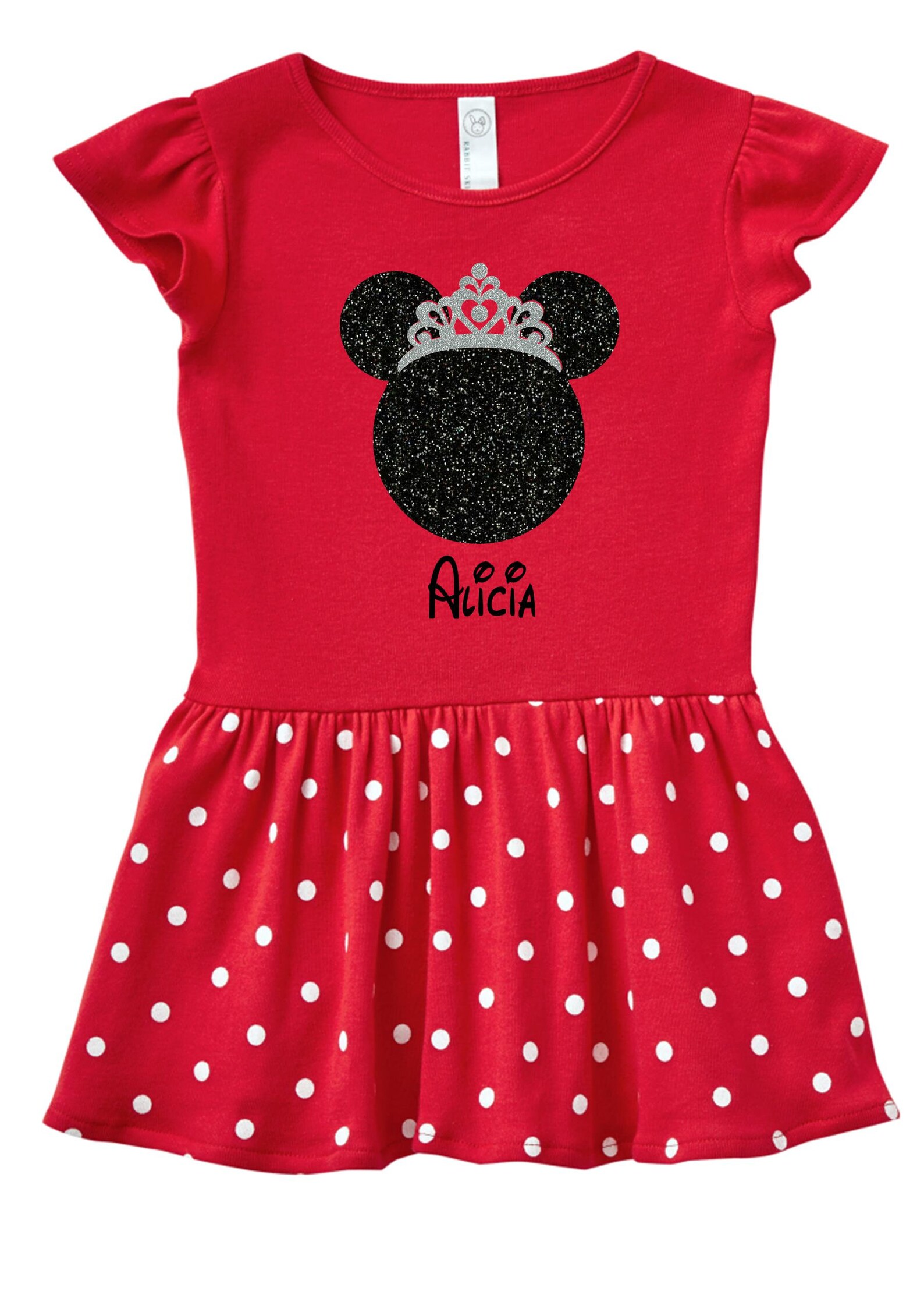 Minnie Mouse Dress Minnie Mouse Toddler Dress Personalized - Etsy