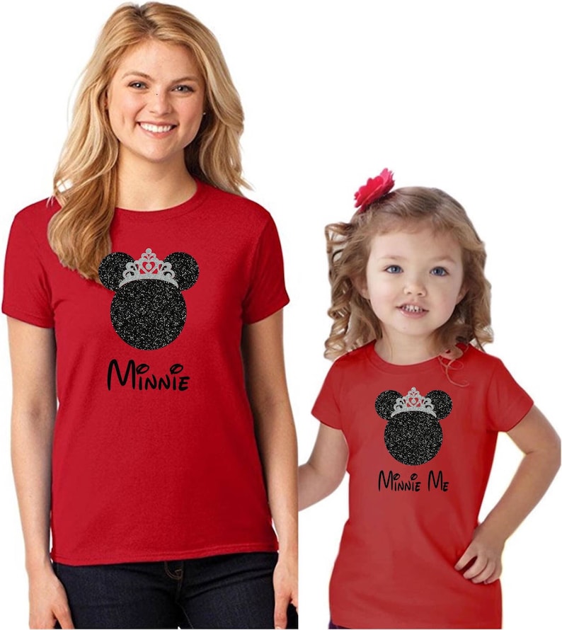 Disney Minnie Me Shirt Minnie Minnie Me Shirts Mother - Etsy