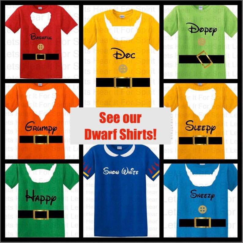 Disney Seven Dwarfs Face Mask Snow White and the 7 Dwarfs | Etsy