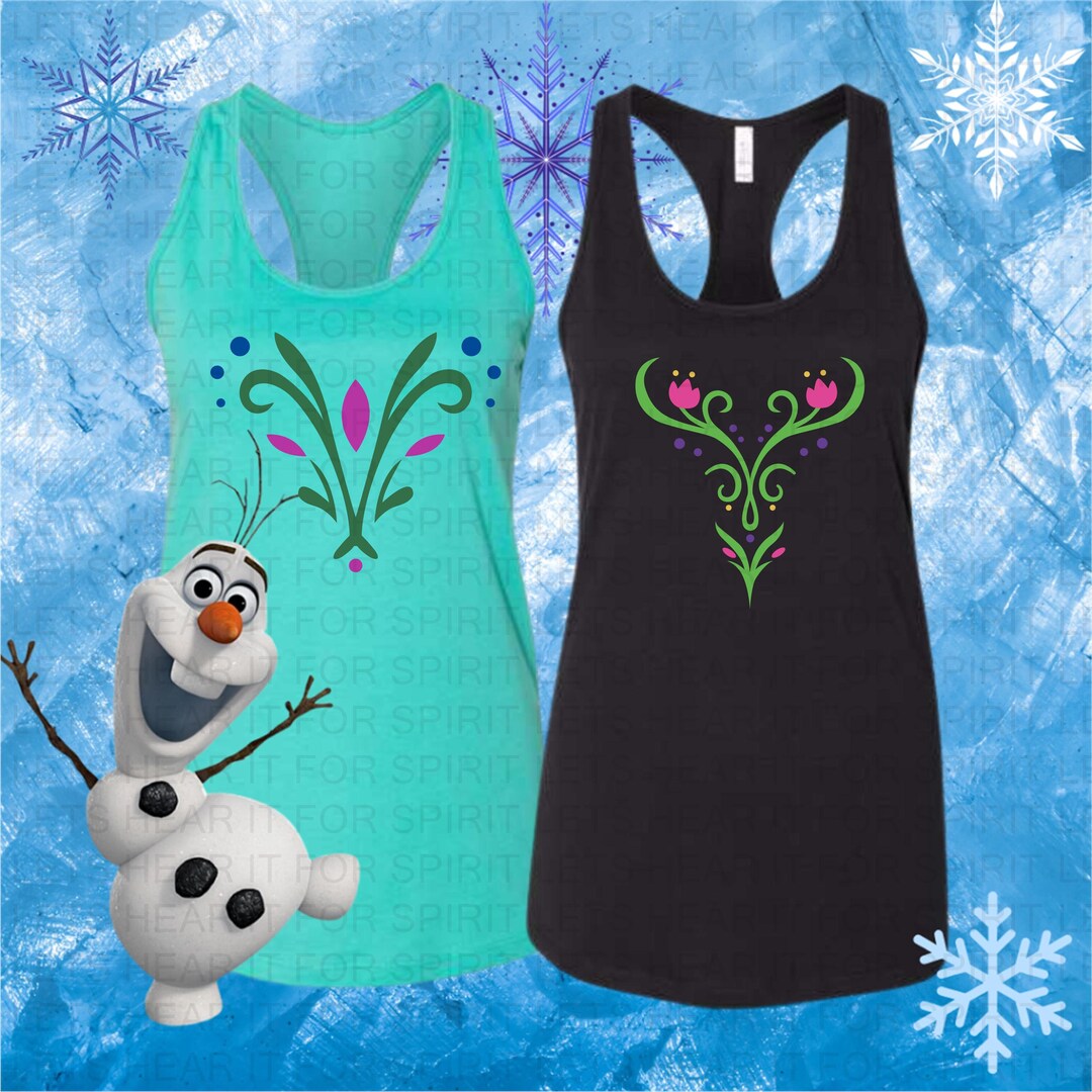 Disney Frozen Tank, Elsa and Anna Tanks, Princess Anna Shirt Elsa Shirt ...
