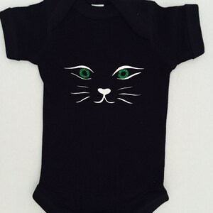CAT SHIRT, Cat Outfit, Cat Eyes Baby Outfit, Halloween Cat Tee, Cute ...