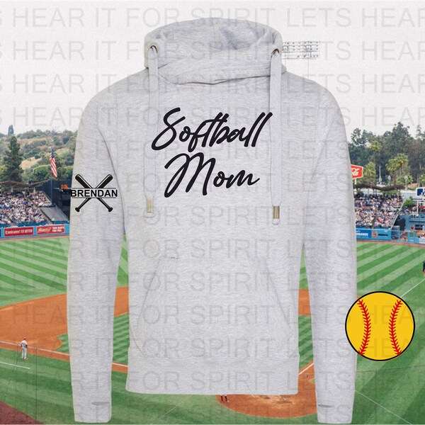 Softball Hoodie - Etsy