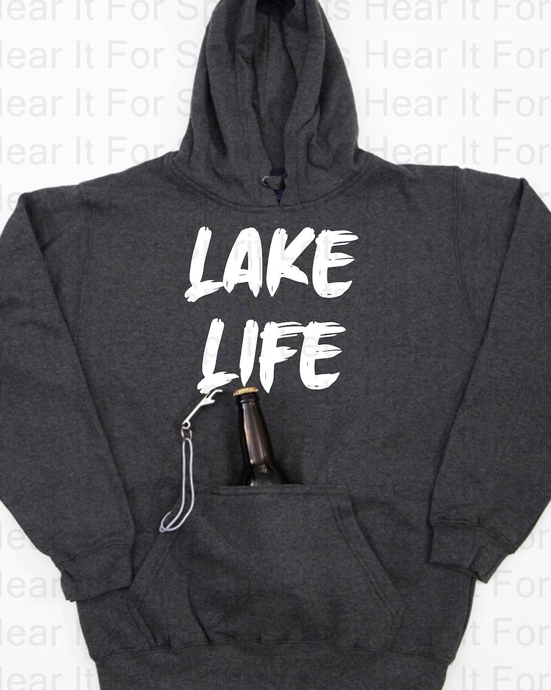 Lake Life Hoodie, Lake Life Tailgate Hoodie /tailgate Hooded Sweatshirt ...