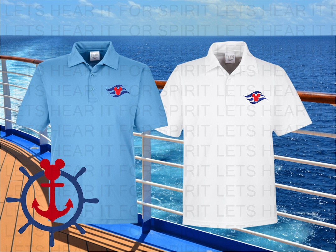 Disney Cruise Performance Polo, Mens Disney Cruise Polo, Boys Disney ...