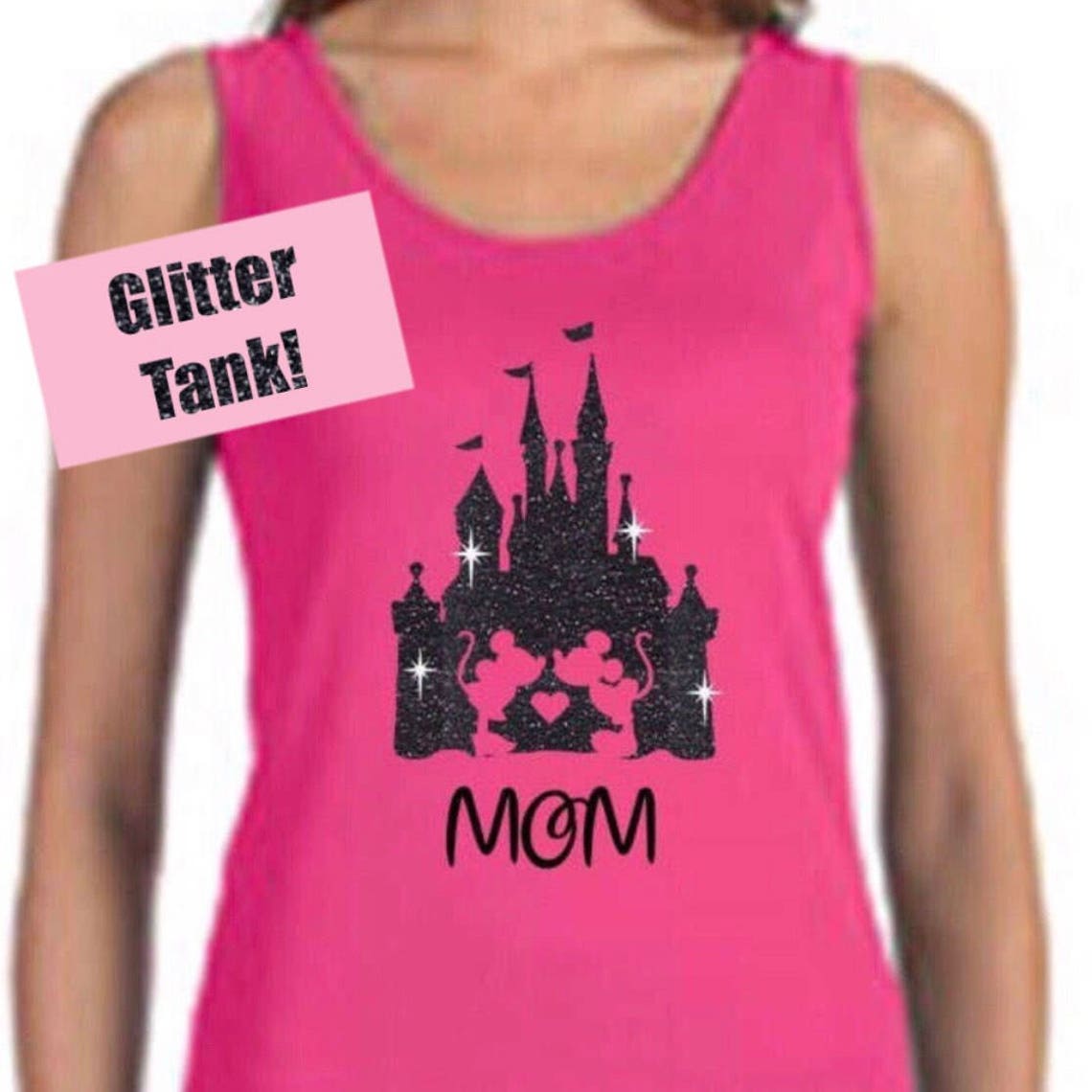 Disney Castle Tank/disney Castle Tank/disney Castle - Etsy