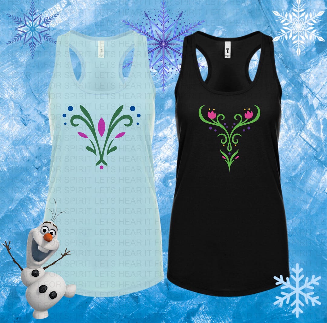 Disney Frozen Tank, Elsa and Anna Tanks, Princess Anna Shirt Elsa Shirt ...