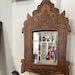 Artisanal North African Mirror, Handcrafted Folkart, Solid Wood Frame ...